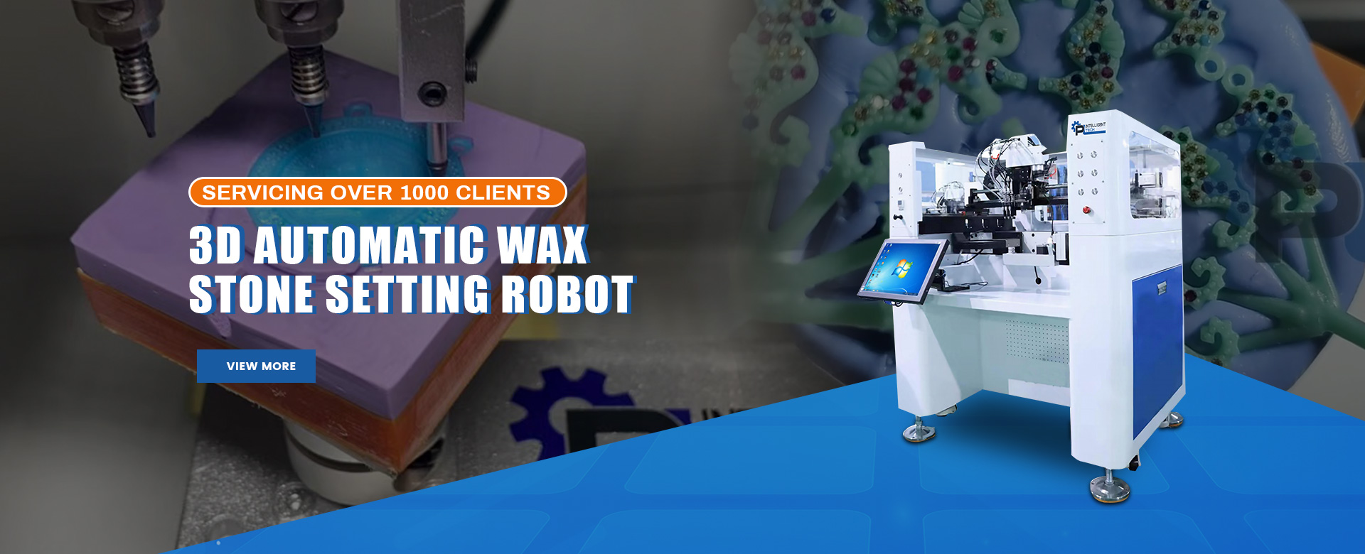 Jewelry, jewelry equipment, wax stone setting robot, jewelry machine ...